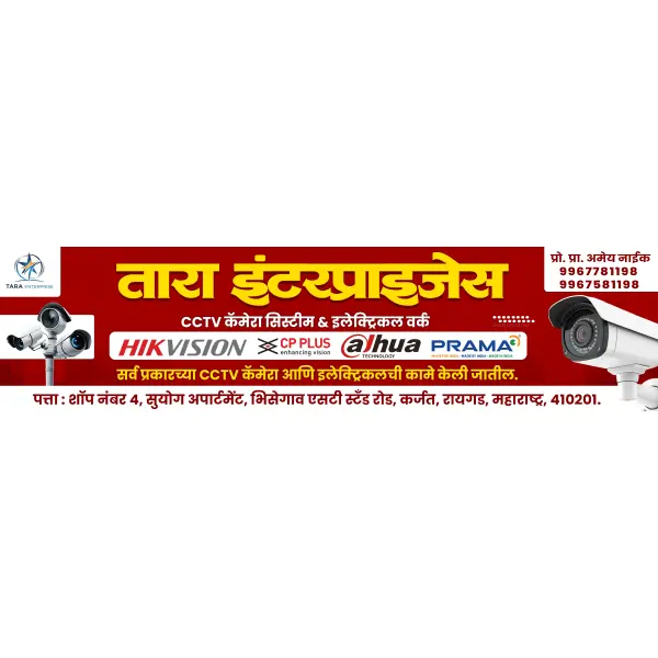 Creative CCTV Shop Board Banner Design PSD File 2025 (8 By 2 Ft ...